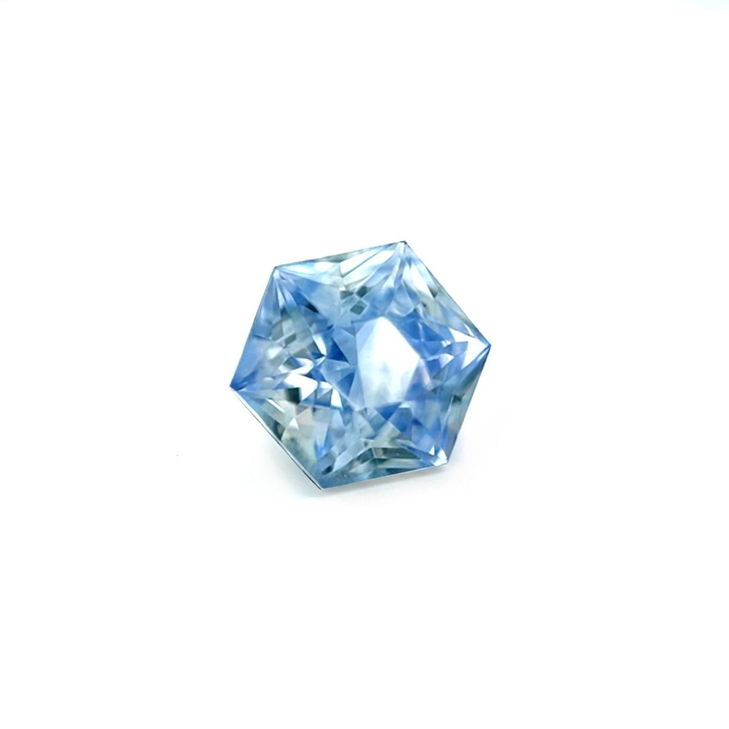 NATURAL 1.04ct Ceylon Sapphire Light Blue FANCY Cut NATURAL 6.3x5.5mm ...