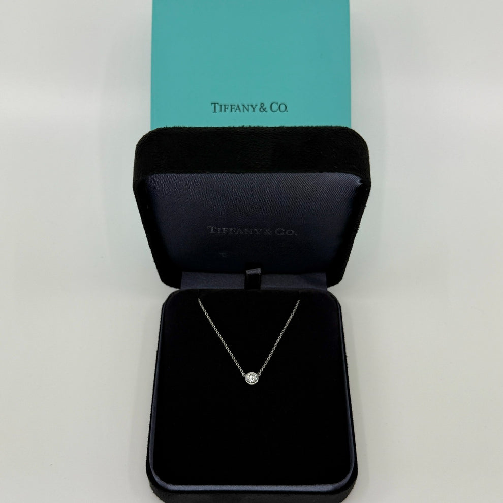 Vintage Tiffany & Co. Elsa Peretti Large Diamond By The Yard Platinum ...