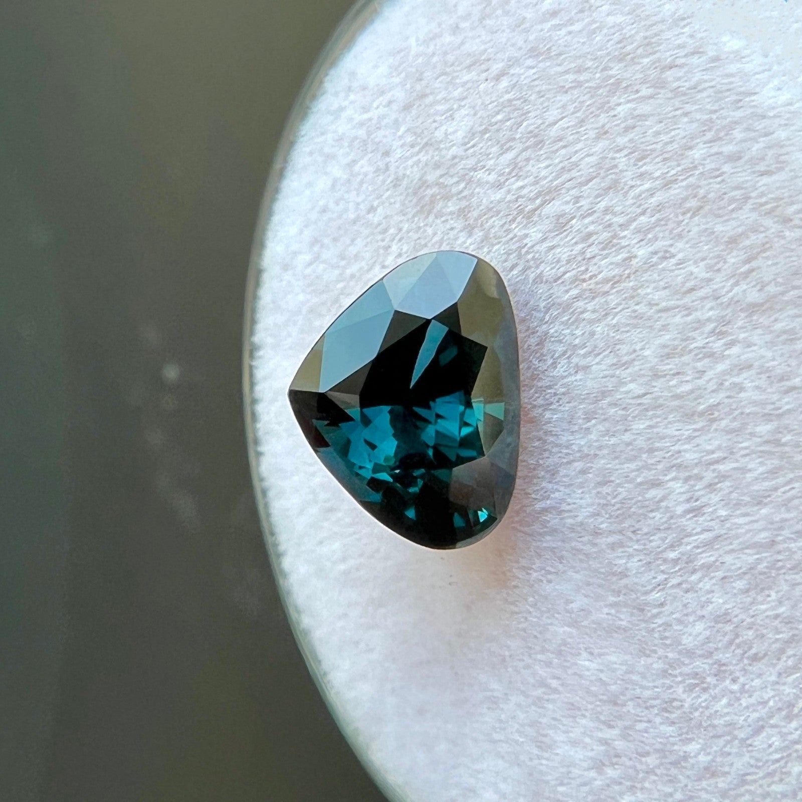 GIA CERTIFIED 1.90ct Dark Blue Spinel UNTREATED Modified Heart Cut RAR ...