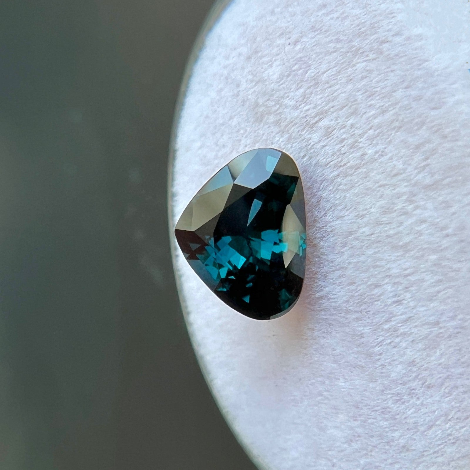 GIA CERTIFIED 1.90ct Dark Blue Spinel UNTREATED Modified Heart Cut RAR ...