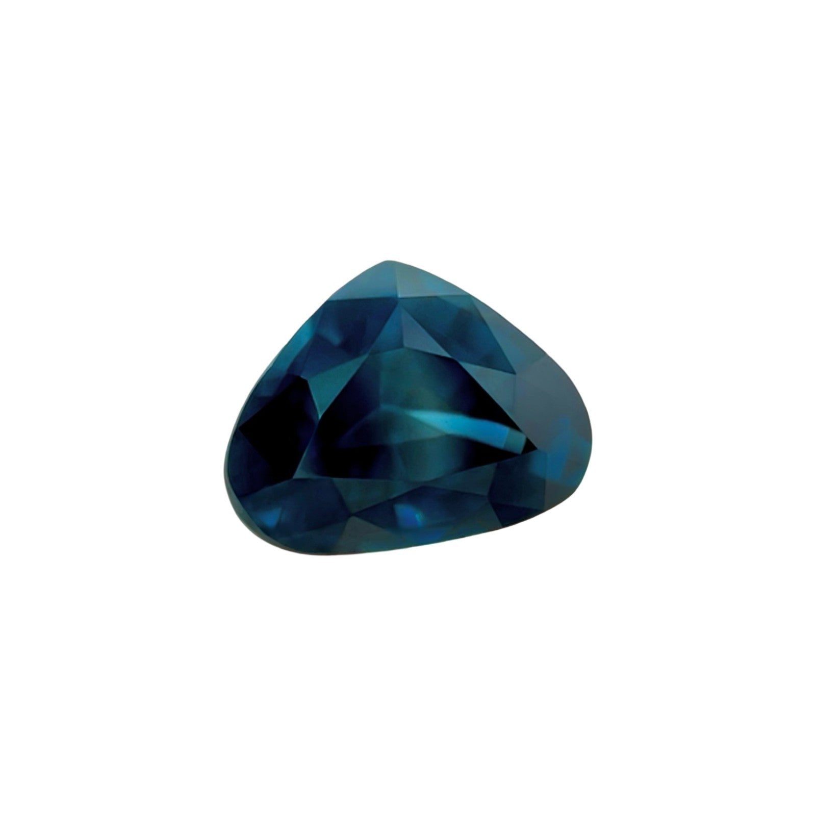 GIA CERTIFIED 1.90ct Dark Blue Spinel UNTREATED Modified Heart Cut RAR ...