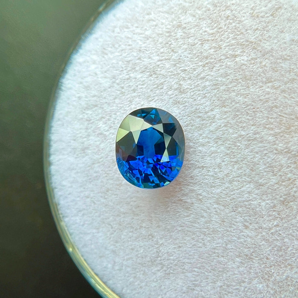 1.01ct NATURAL Sapphire ROYAL Blue Oval Cut NATURAL Loose Gemstone 6.3 ...